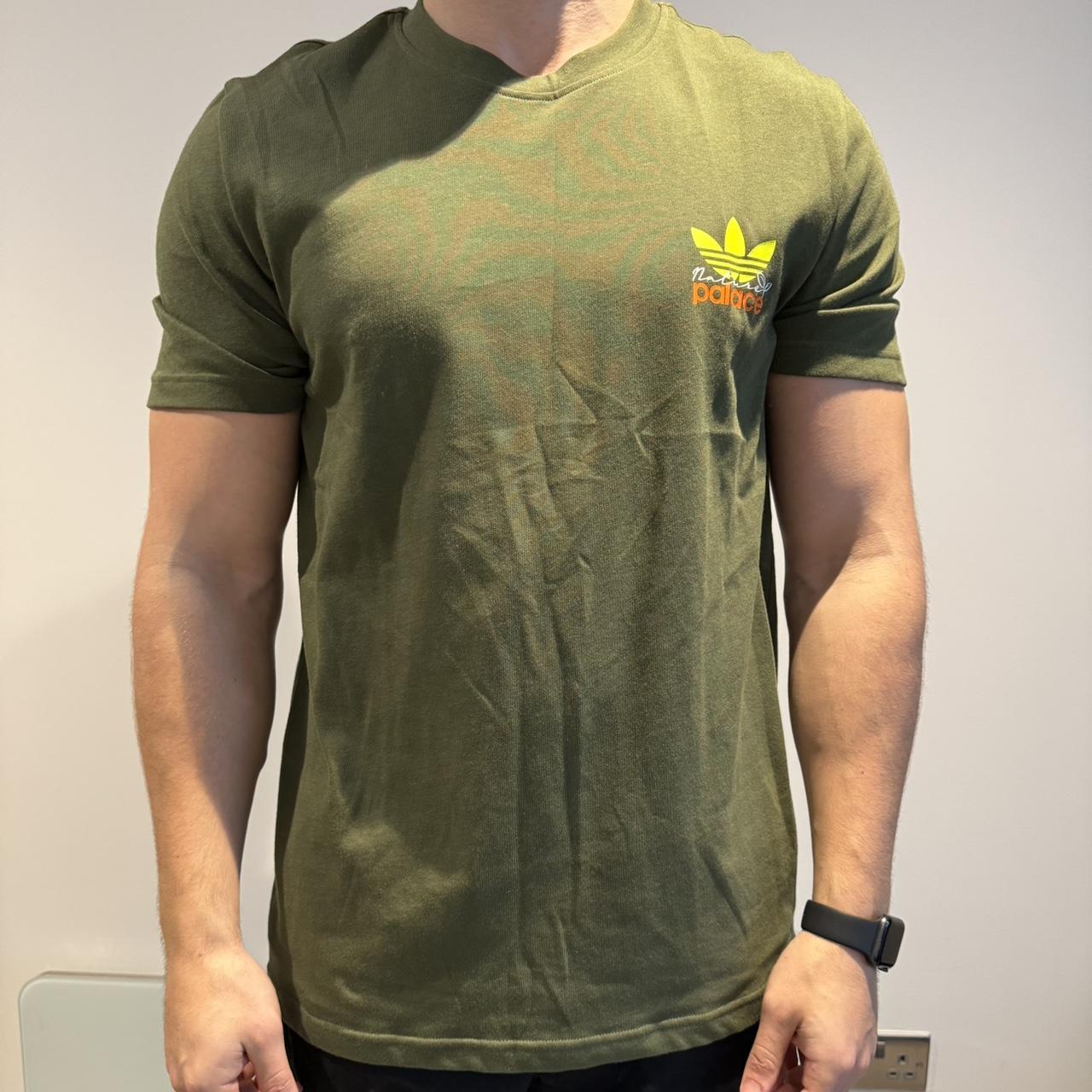 Men’s Palace x Adidas Nature Tee in Size Large. Like... - Depop