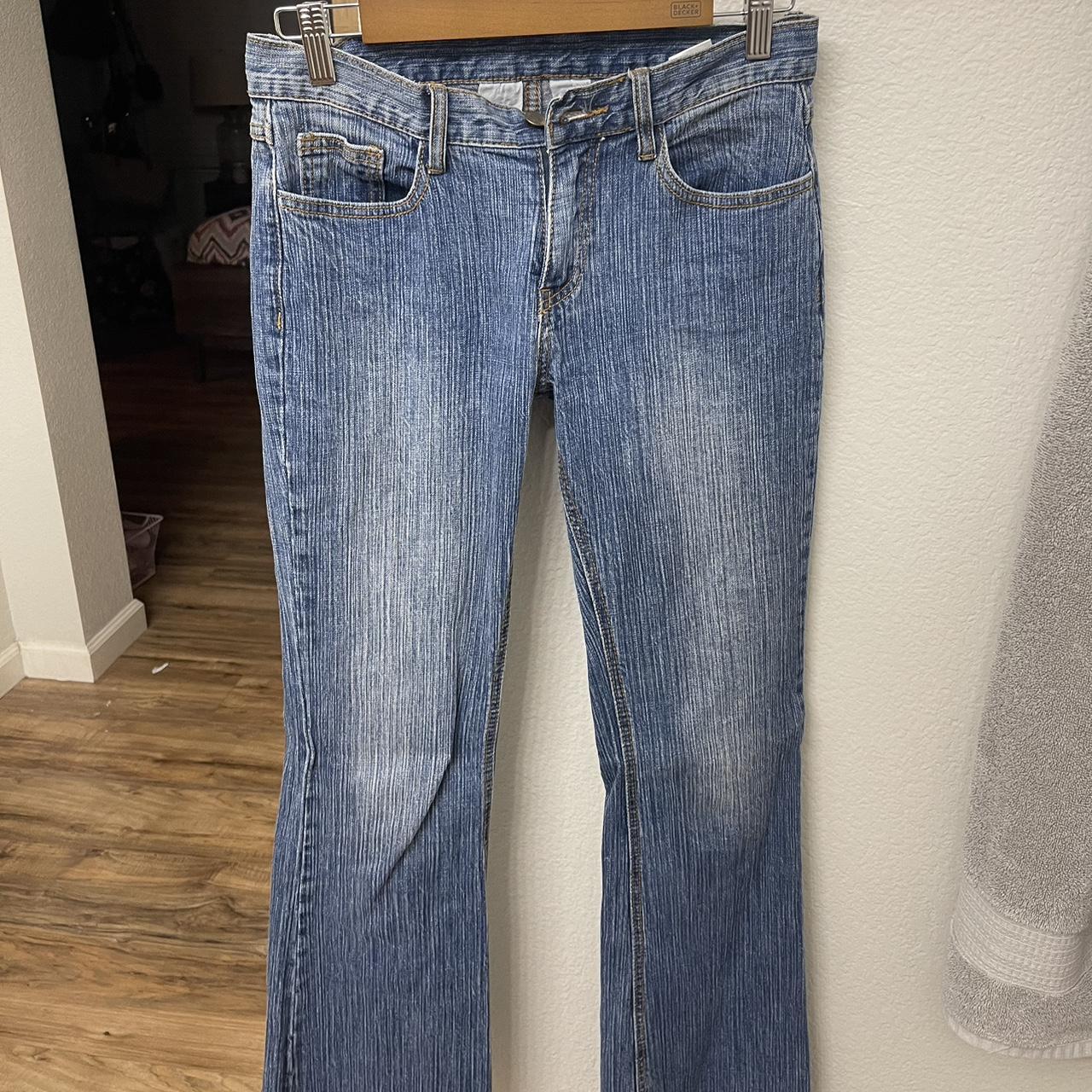 Brandy melville low rise flare jeans. super cute and... - Depop