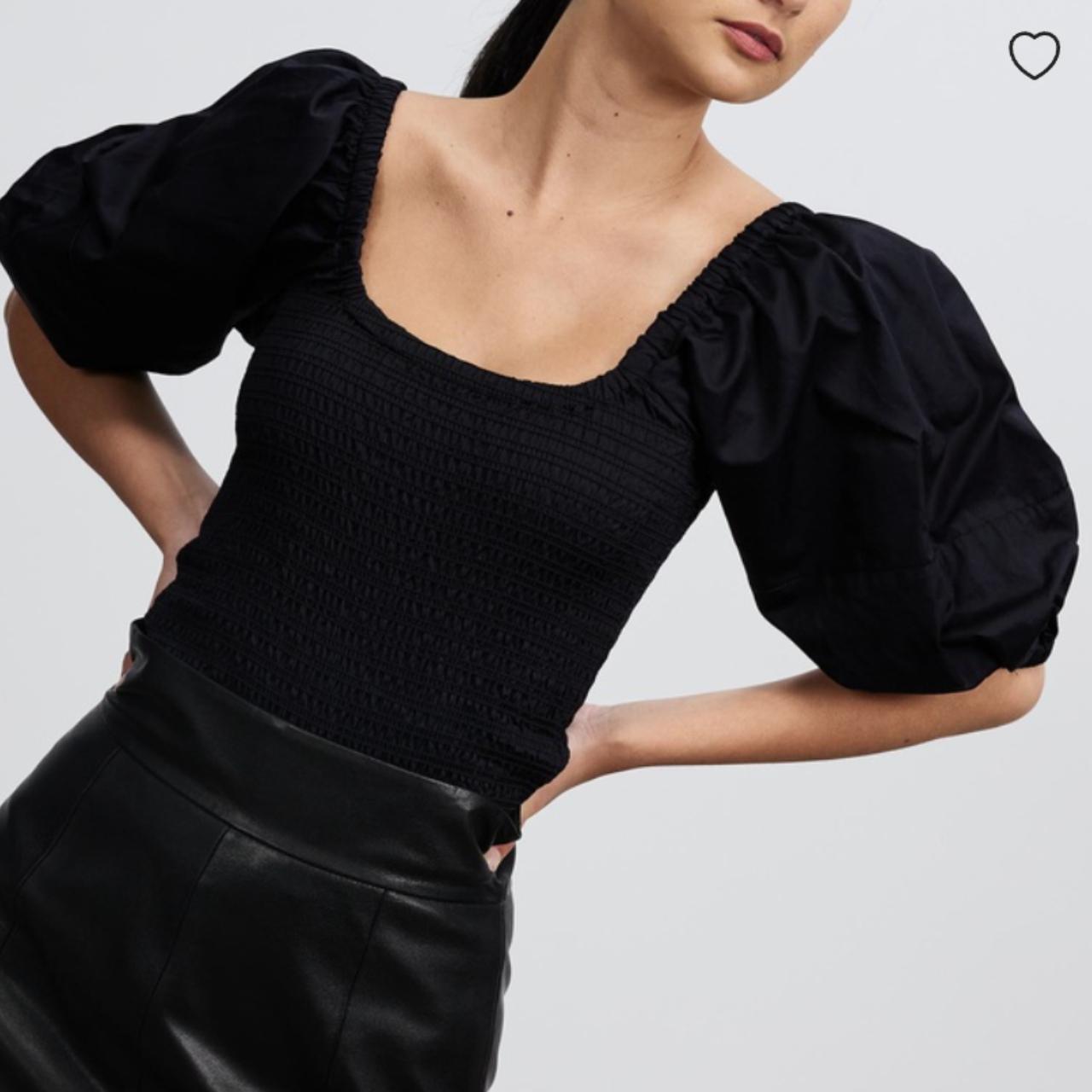 Puff Sleeve Sofia Irina Smock Top rrp:$169.00 Size... - Depop