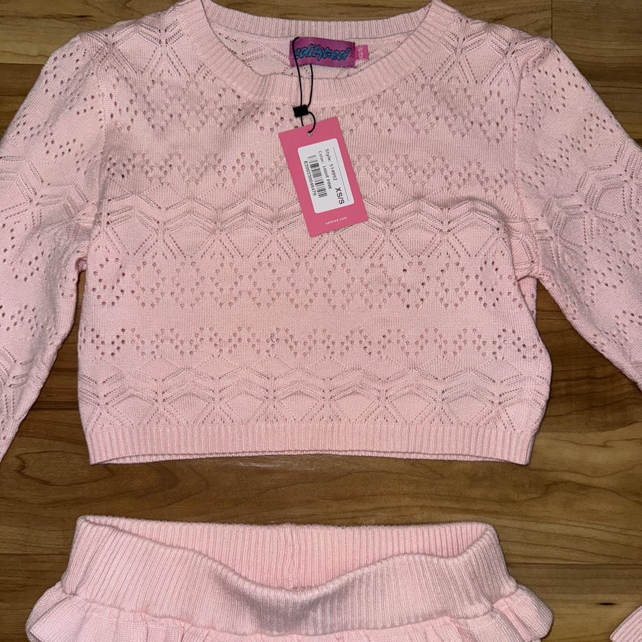 Cutest Edikted set in baby pink- Size xs/s- New with... - Depop