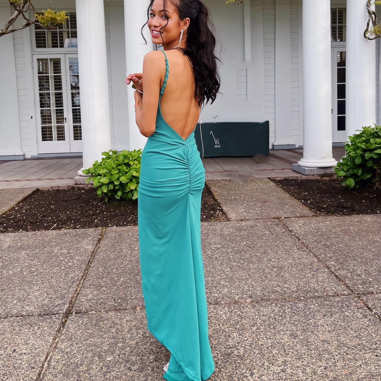 Melani the Label Amra Gown - jade the most... - Depop