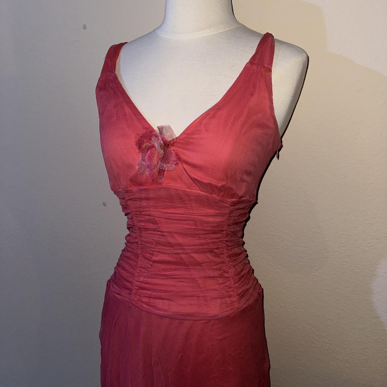 Pink y2k prom dress Very beautiful Vintage Size 10... - Depop