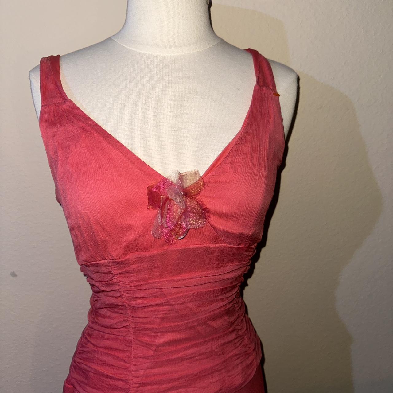 Pink y2k prom dress Very beautiful Vintage Size 10... - Depop
