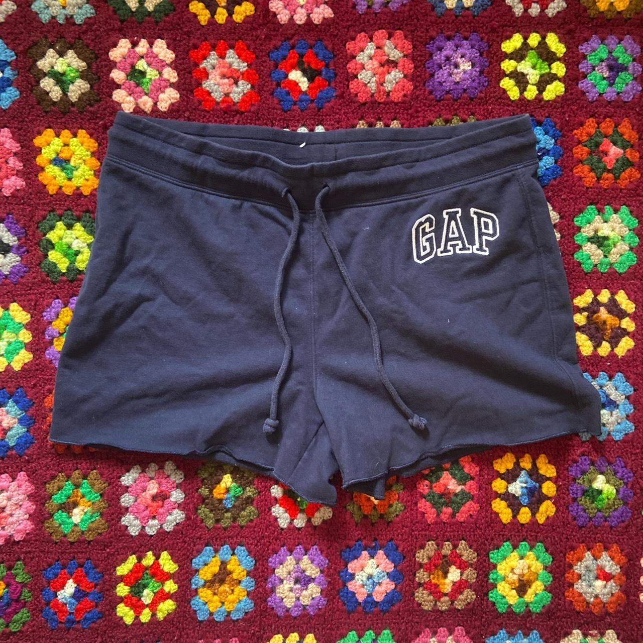 Gap Sweat Shorts Navy Blue Comfy Drawstring Shorts Depop