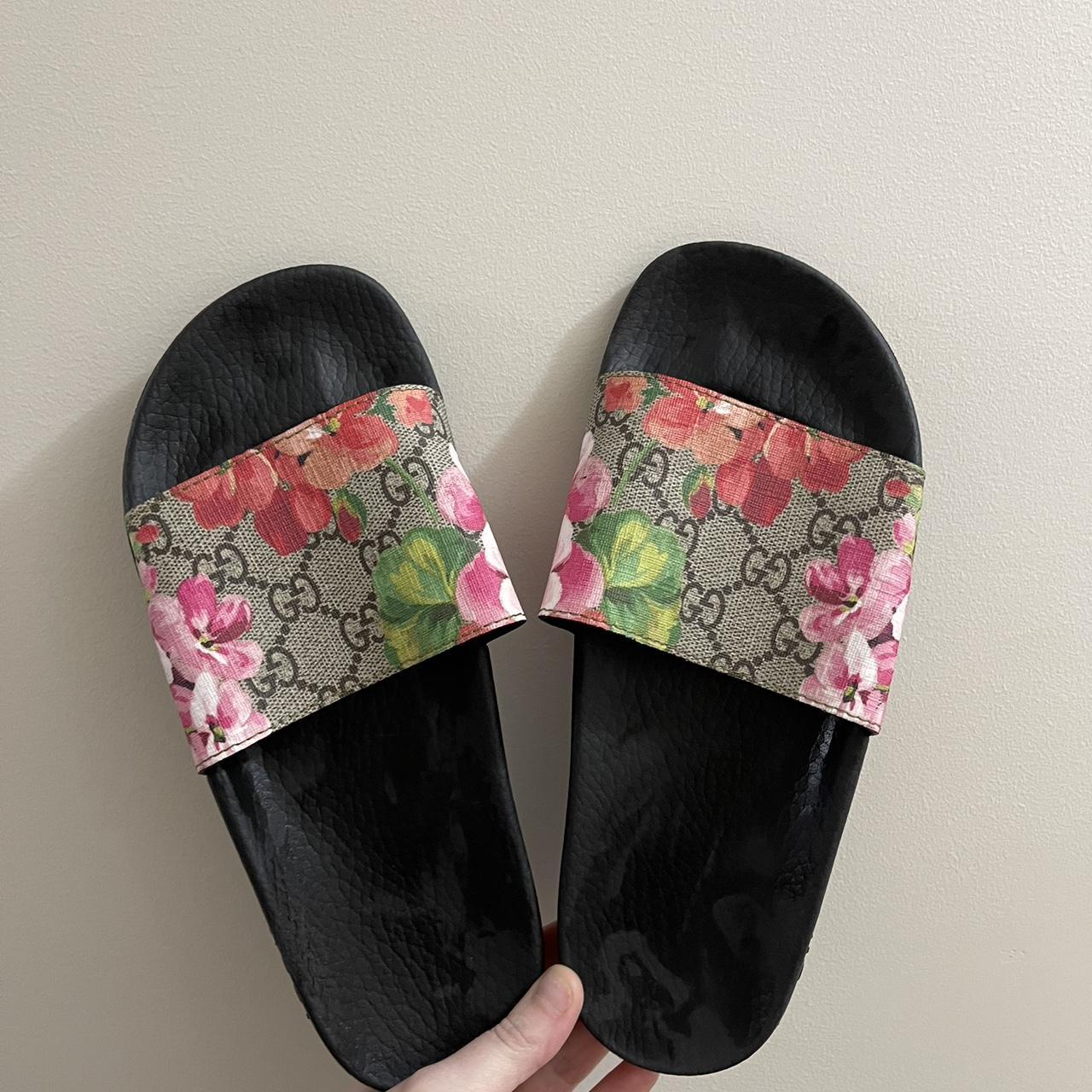 Gucci slides, size 7, no longer have the original box - Depop