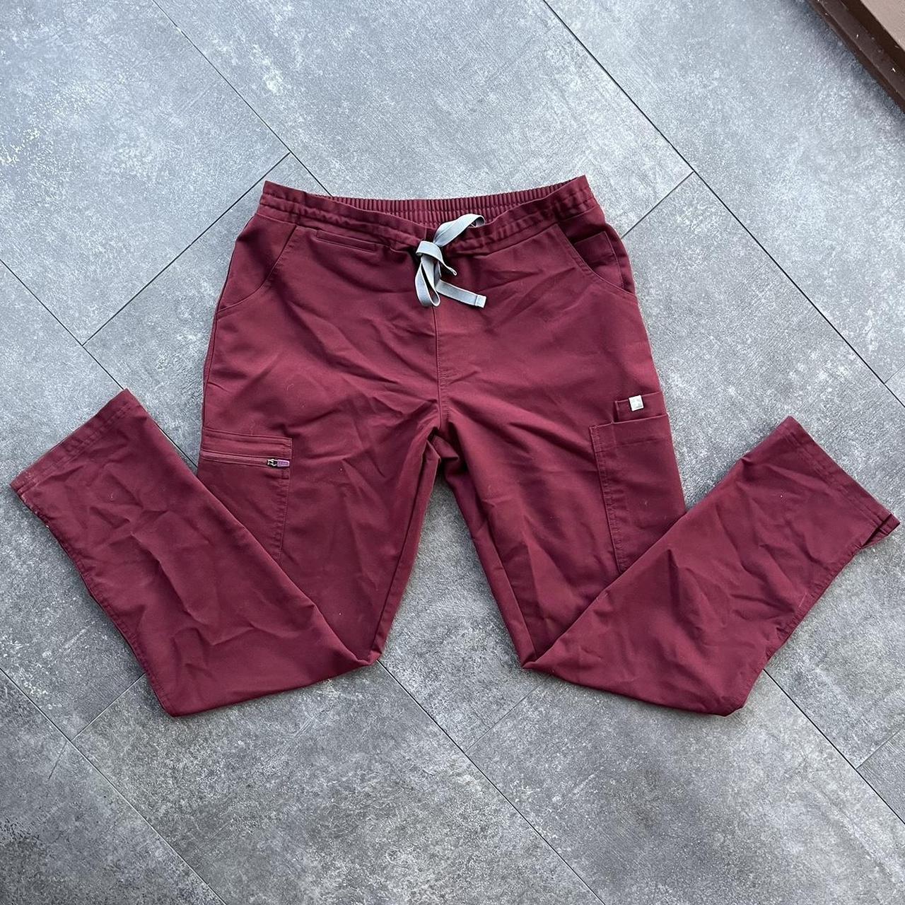 Figs red maroon scrub set price firm! Catarina top... - Depop