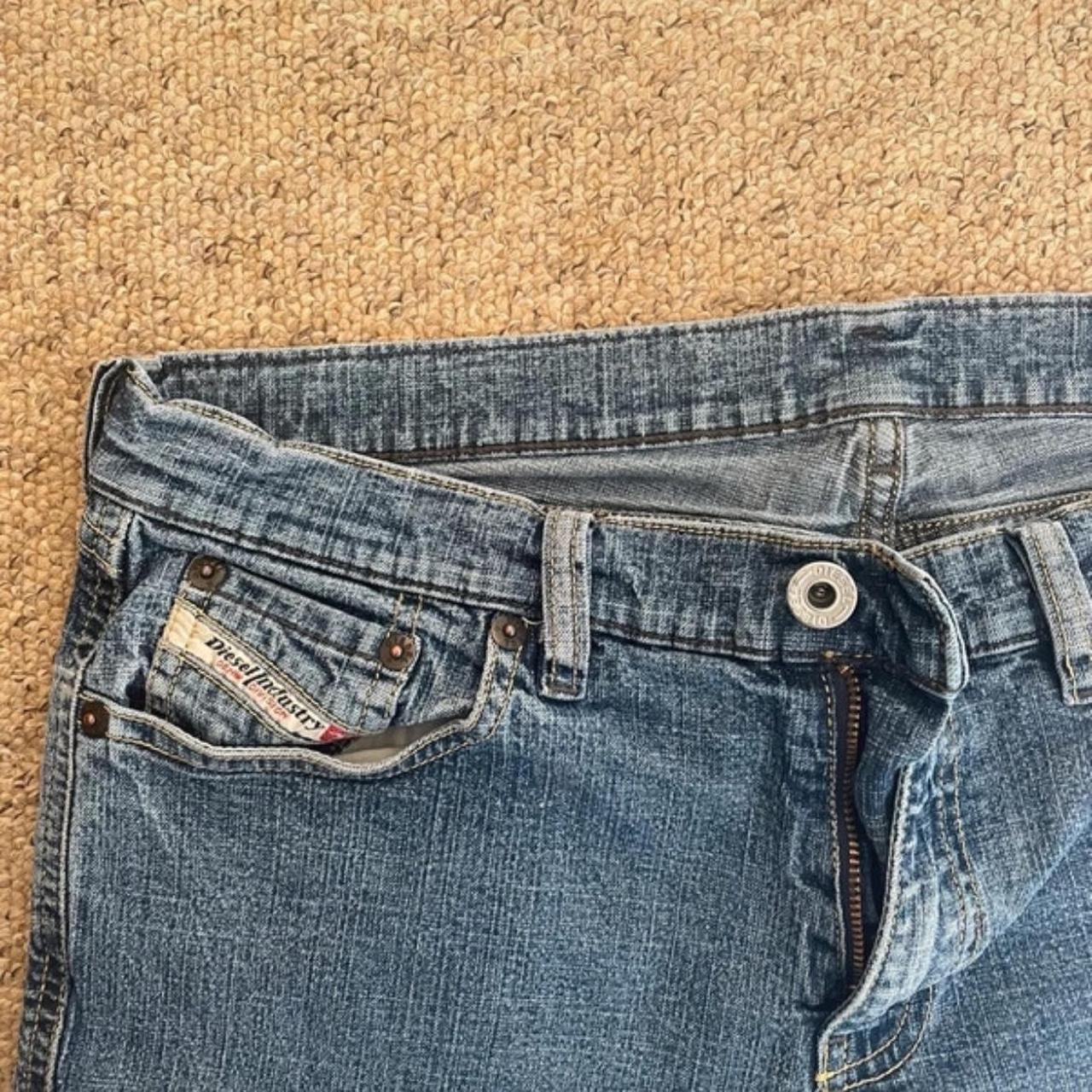 Italian Diesel flared Jeans Low waist flare made in... - Depop