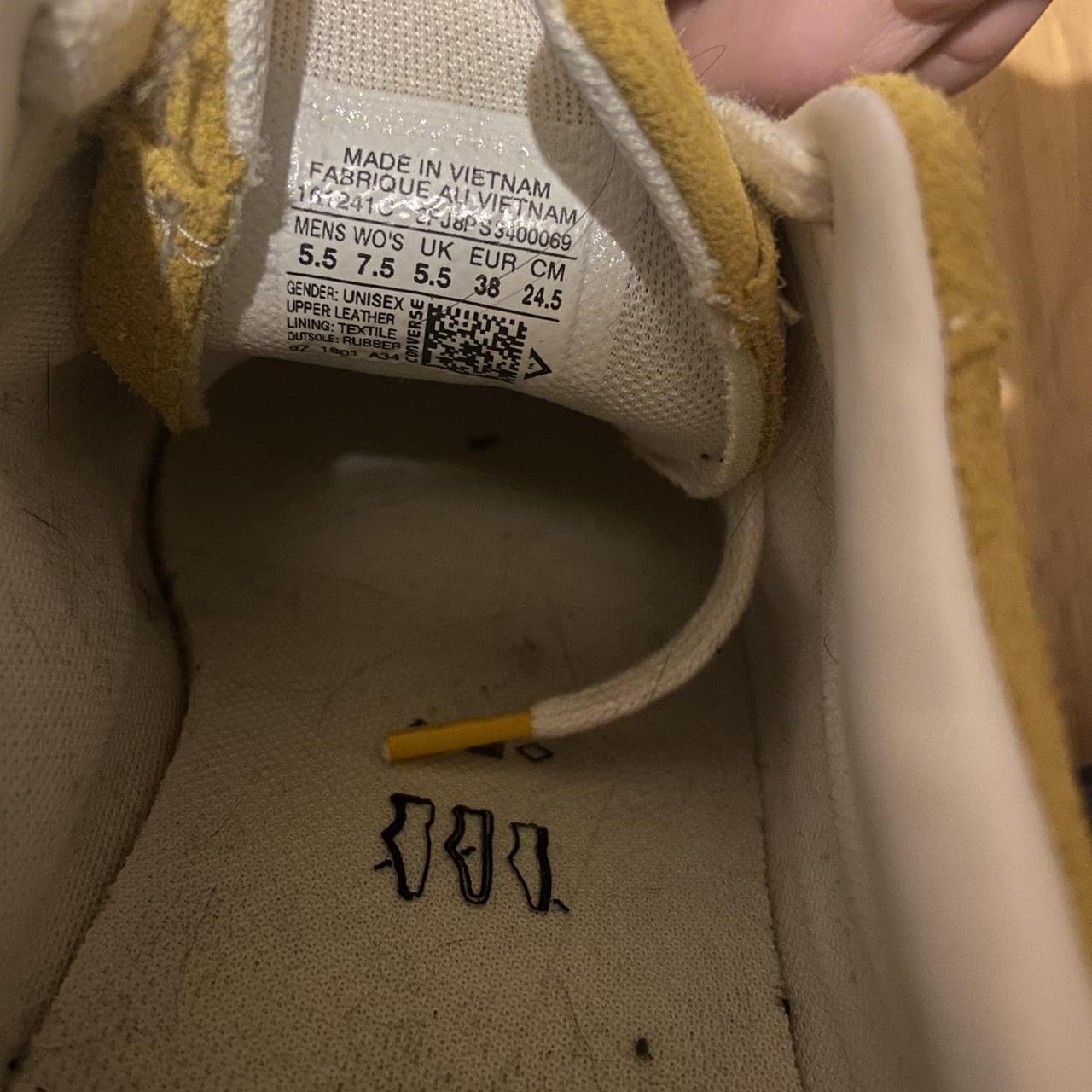 FREE SHIPPING yellow converse one star excellent... - Depop