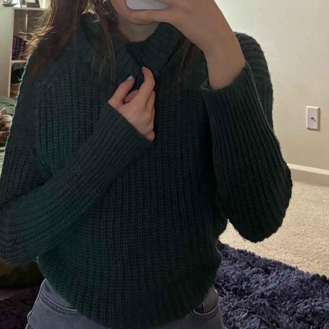 Forest green turtleneck sweater🌲 - super soft &... - Depop