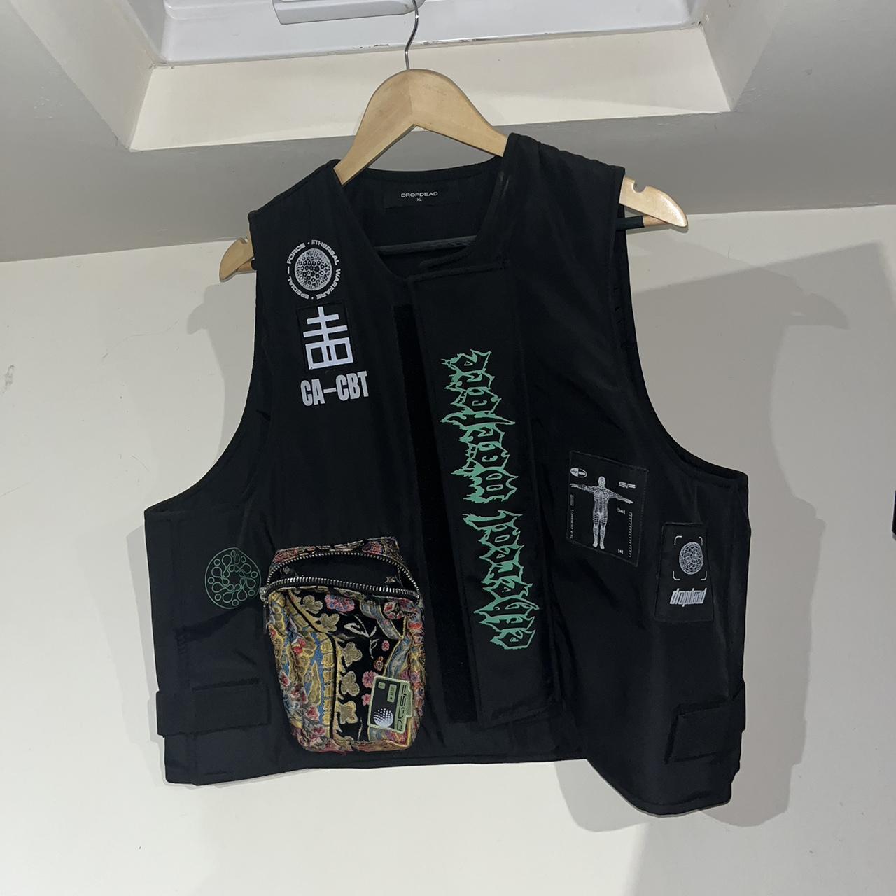 Drop Dead riot vest size xl boxy fit great to wear... - Depop