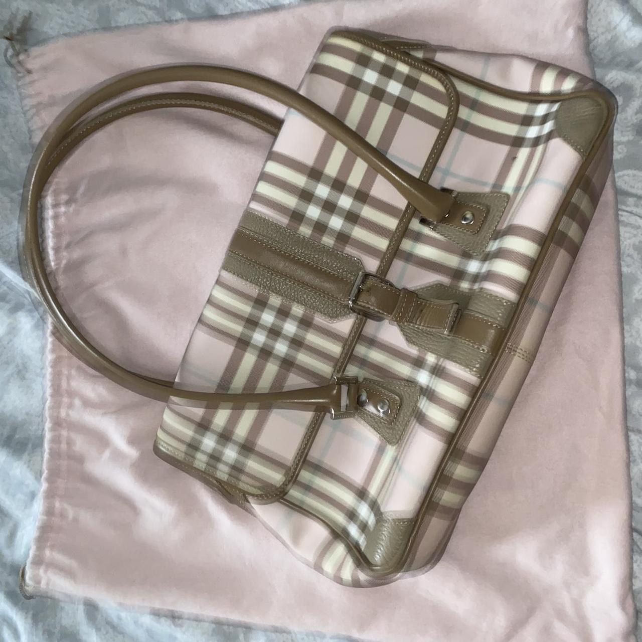 Authentic Vintage Burberry Orchard Pink House Check... - Depop