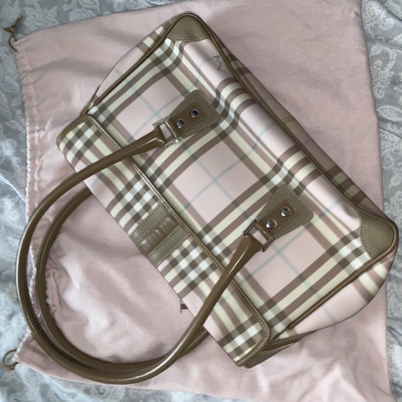 Authentic Vintage Burberry Orchard Pink House Check... - Depop