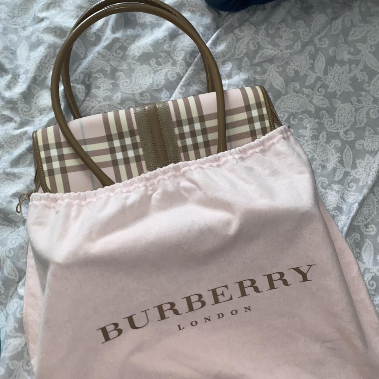 Authentic Vintage Burberry Orchard Pink House Check... - Depop