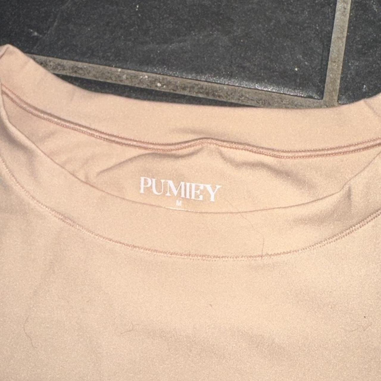 beige tshirt pumiey bodysuit/shapewear ⭐️EVERY... - Depop