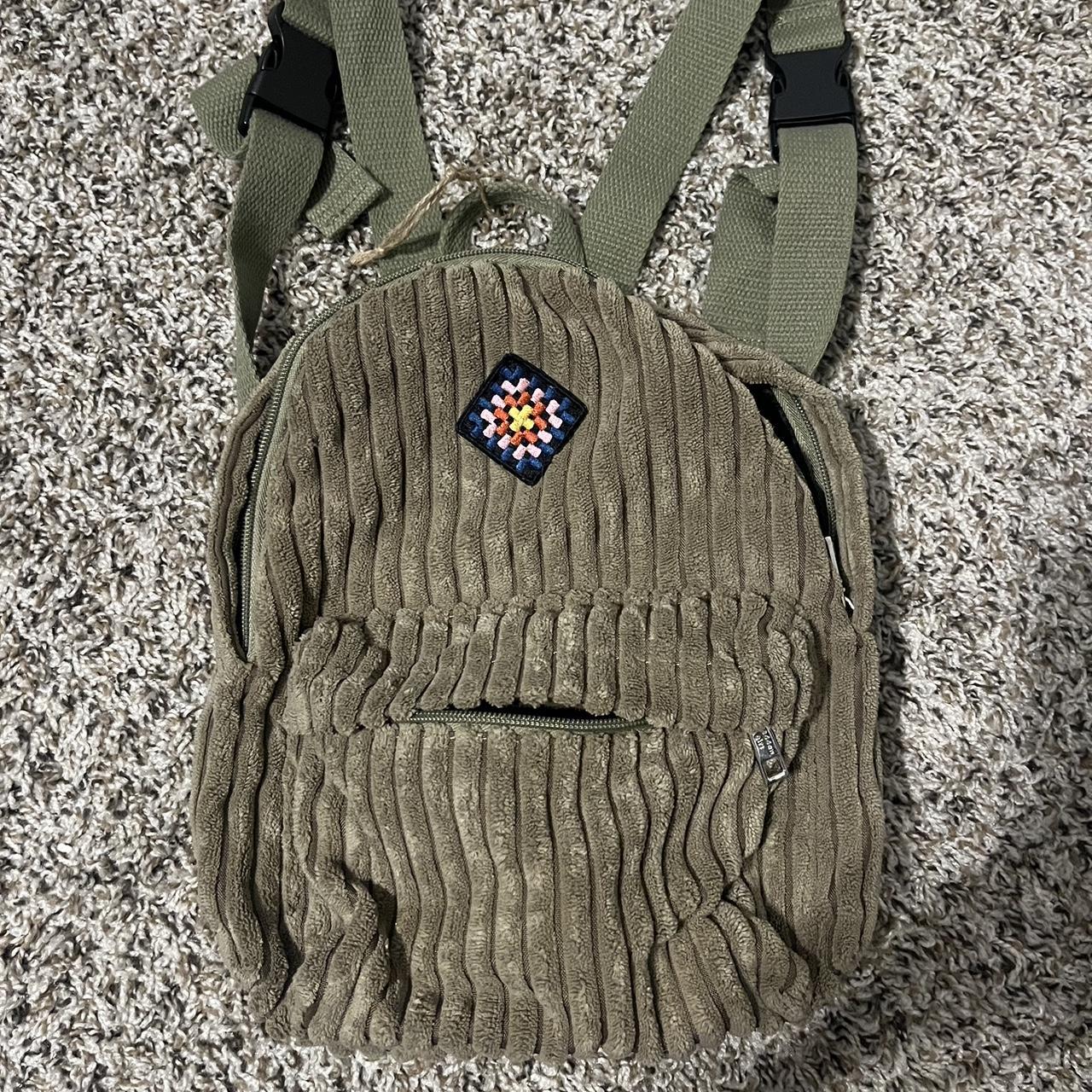 Olive green Madden girl mini backpack purse #madden... - Depop