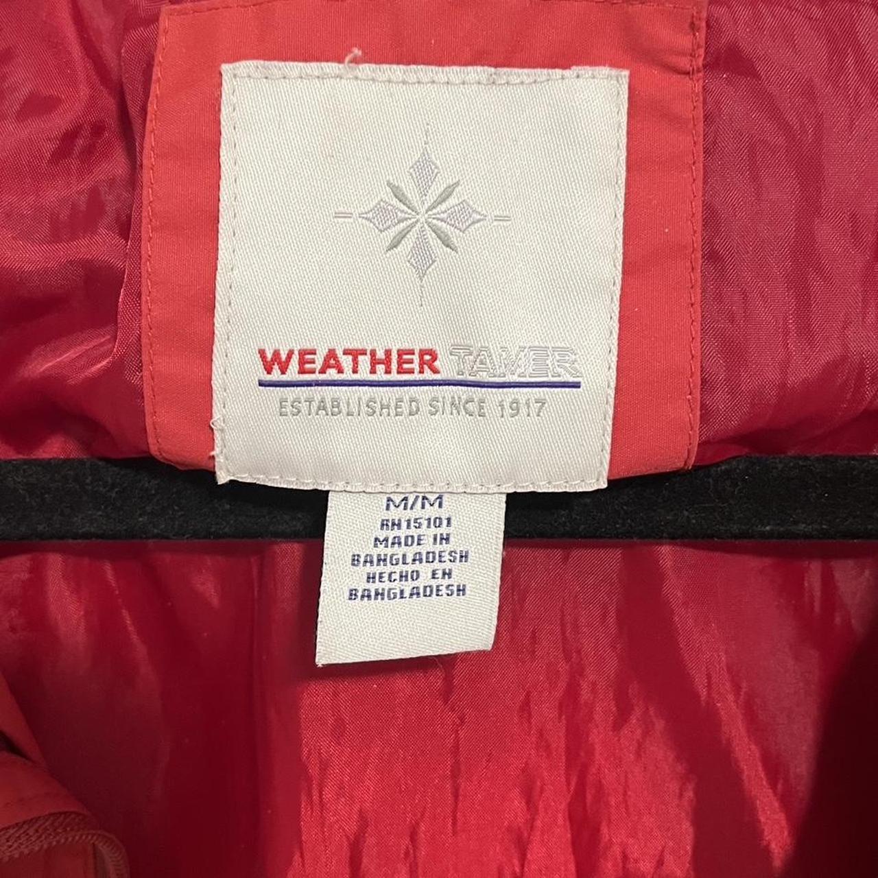 Red Weather Tamer rain jacket! Size M. Perfect... | Depop