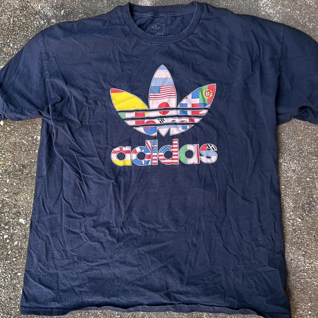 Adidas flag tee - Depop