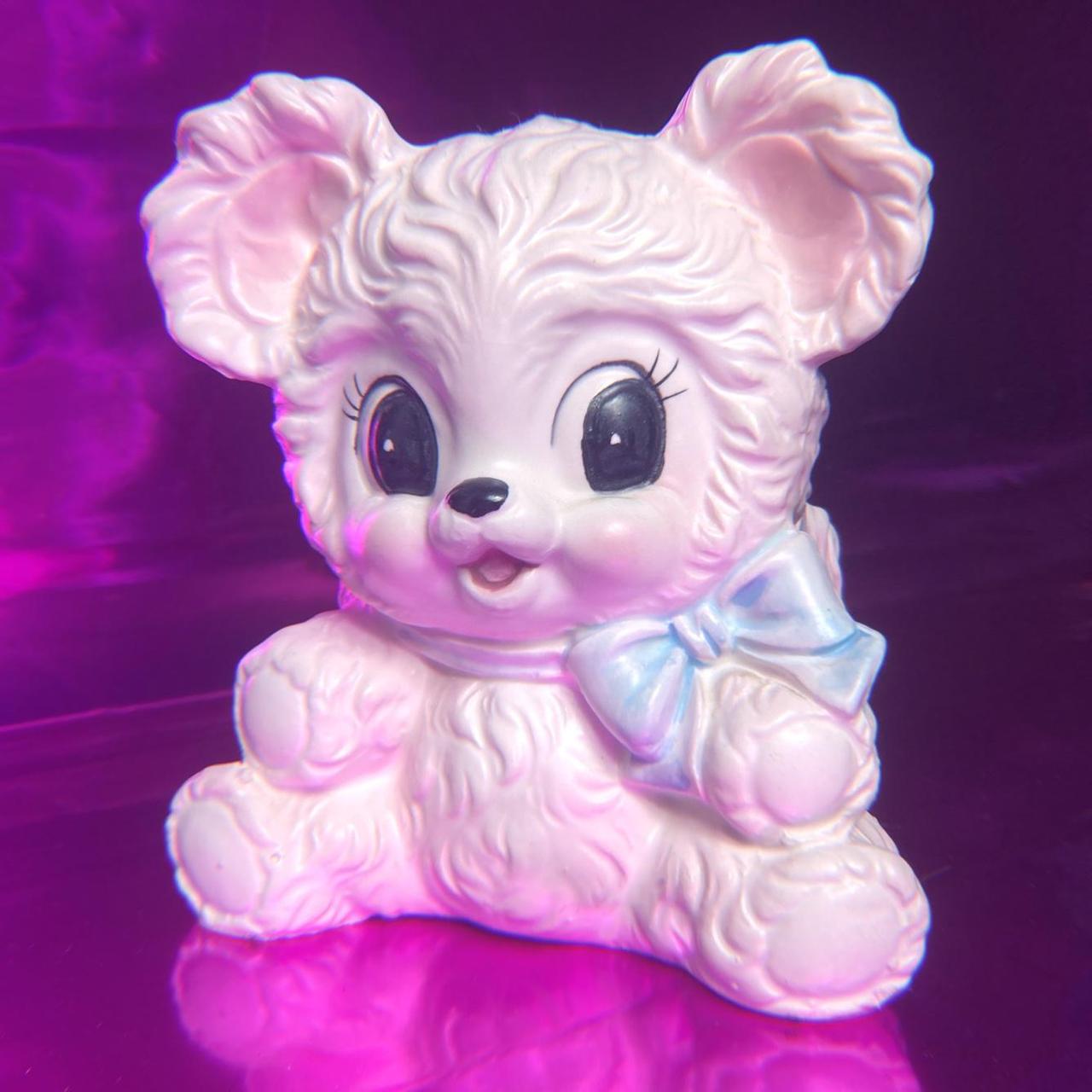 Sweet big eyed teddy bear planter Brand: Inarco... - Depop