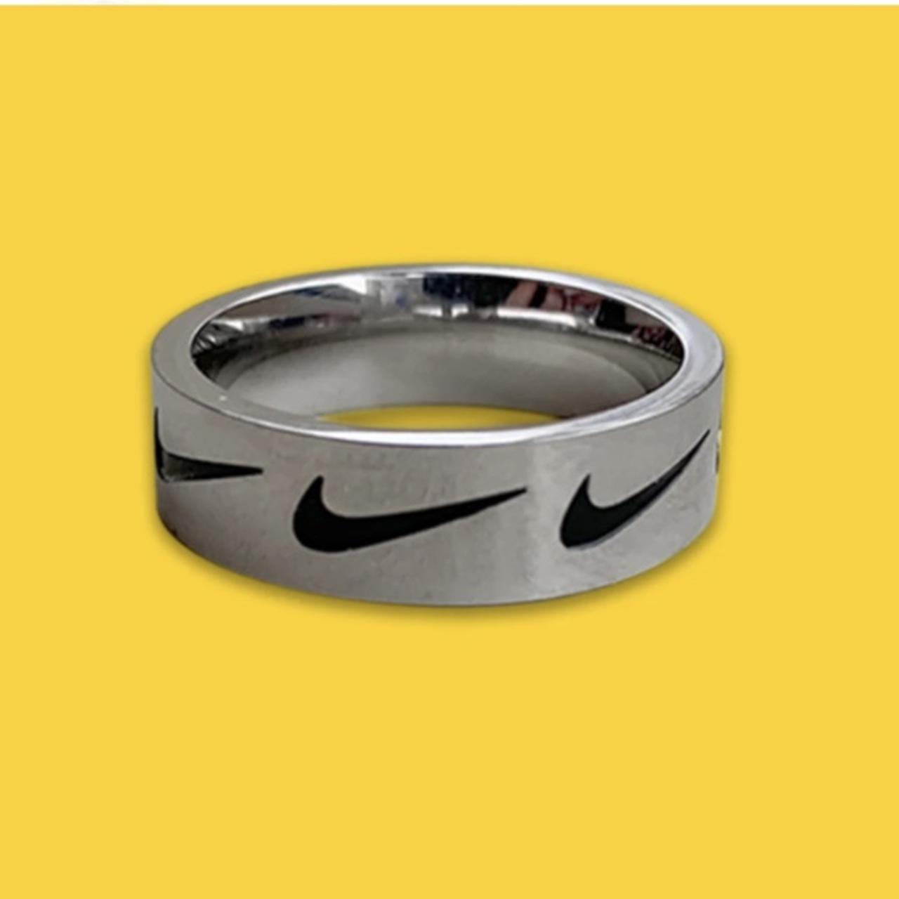 Nike Swoosh Ring 💍 SIZE 6 / UK M FREE UK POSTAGE... - Depop