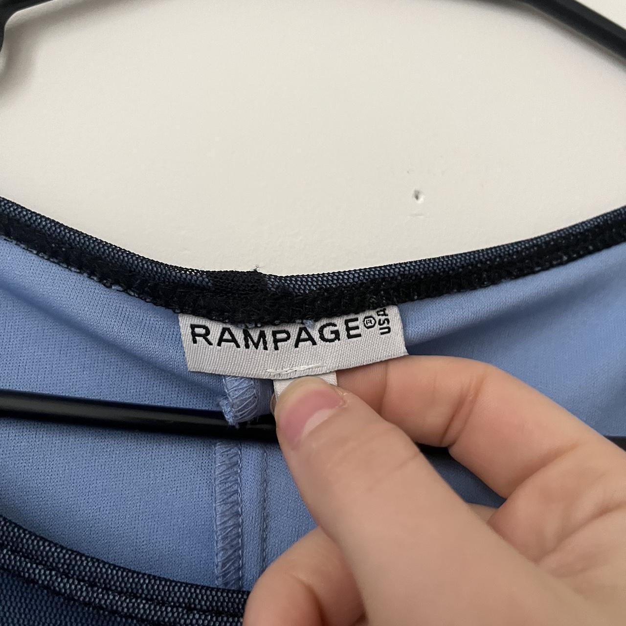 vintage 90s rampage maxi black mesh dress with a... - Depop