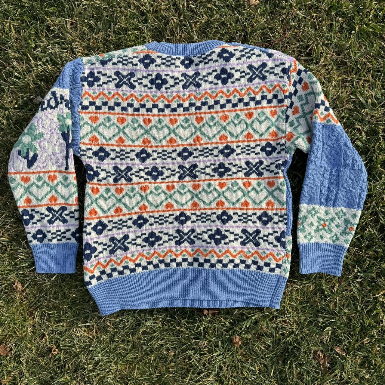 Andreilee Cute Funky Knit Sweater Cool... - Depop