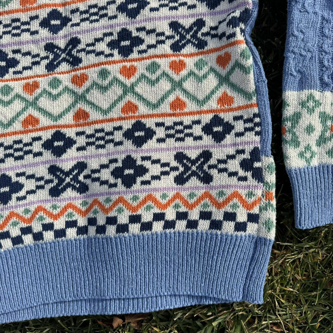Andreilee Cute Funky Knit Sweater Cool... - Depop
