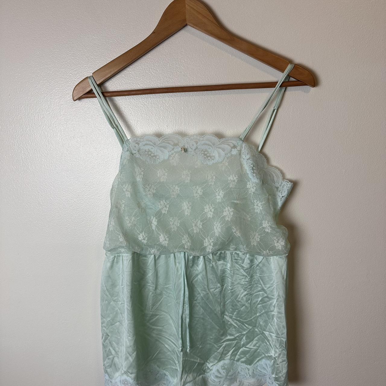 Vintage light blue coquette romper Has a beautiful... - Depop
