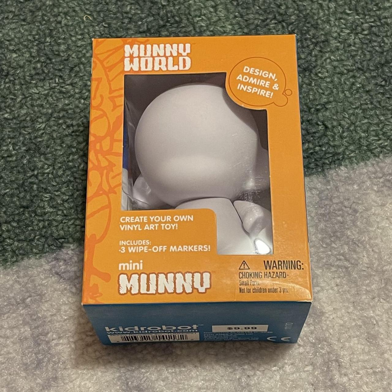 Kidrobot Munny World Mini Munny Create Your Own... - Depop