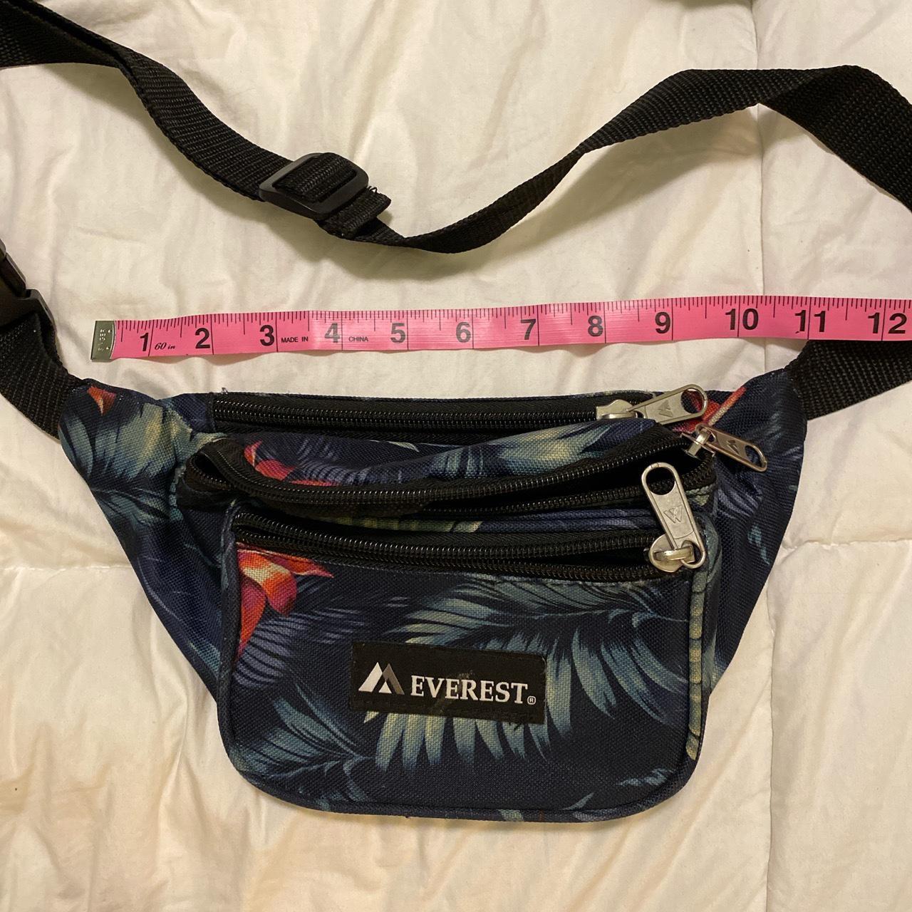 Everest Fanny pack with a tropical leafy print!... - Depop