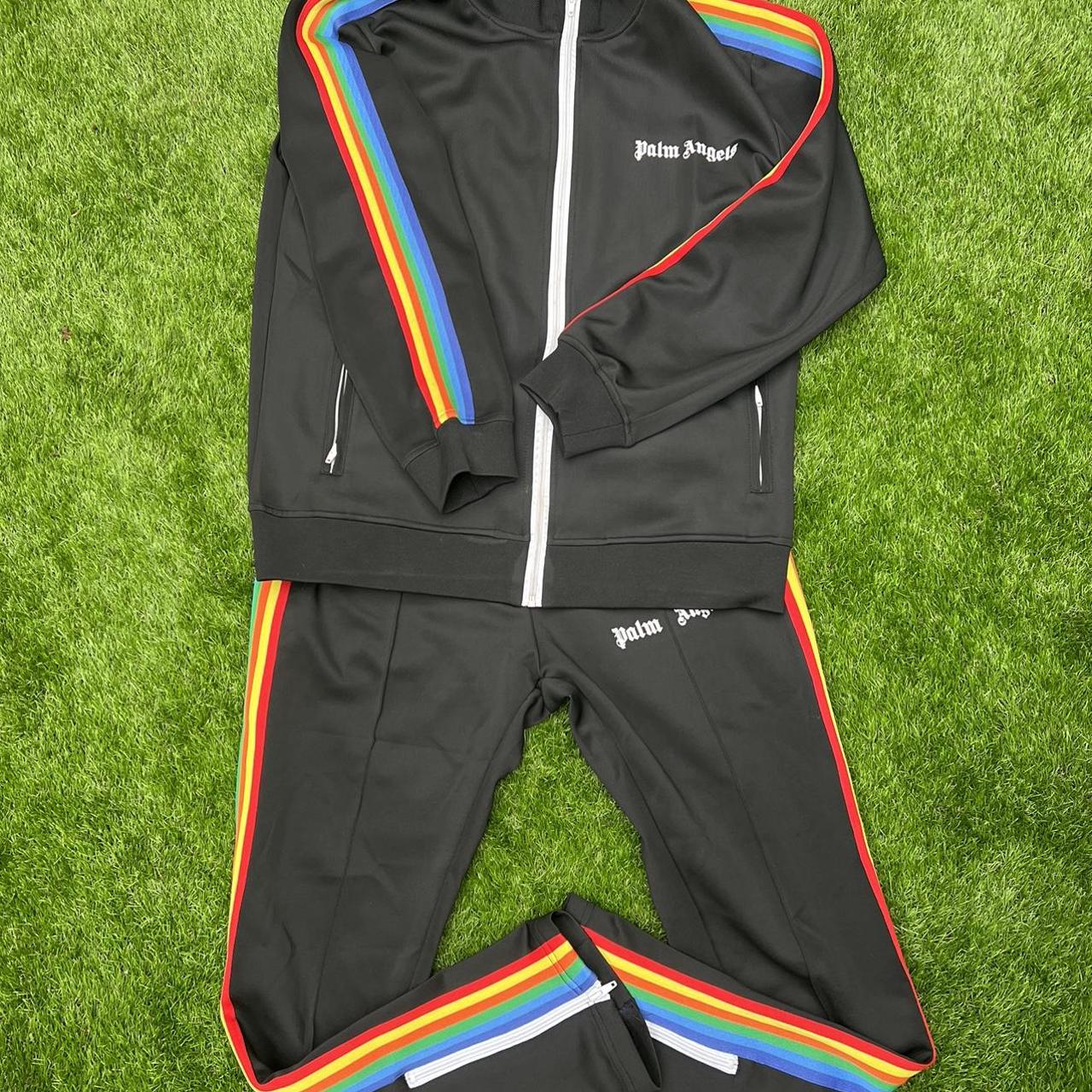 Palm Angels tracksuit- worn couple of times great... - Depop