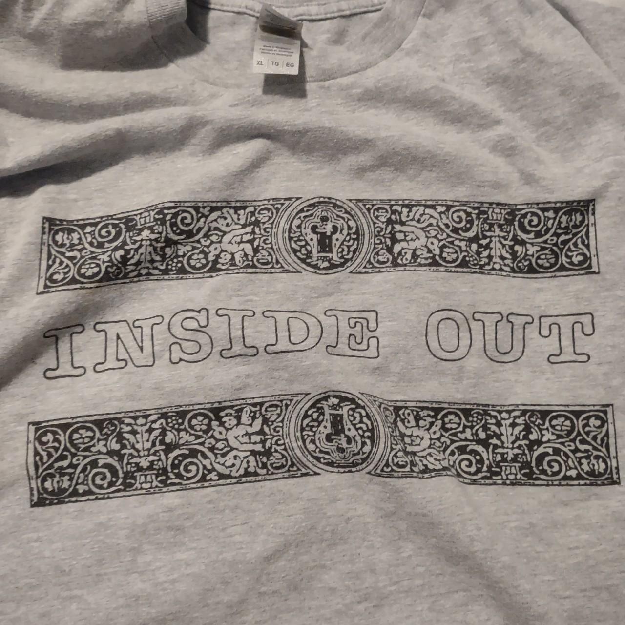 Inside out band shirt size XL never worn great... - Depop