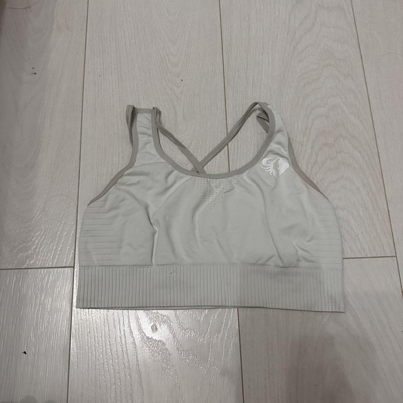 Women’s best grey sports bra in size S Satisfactory... - Depop