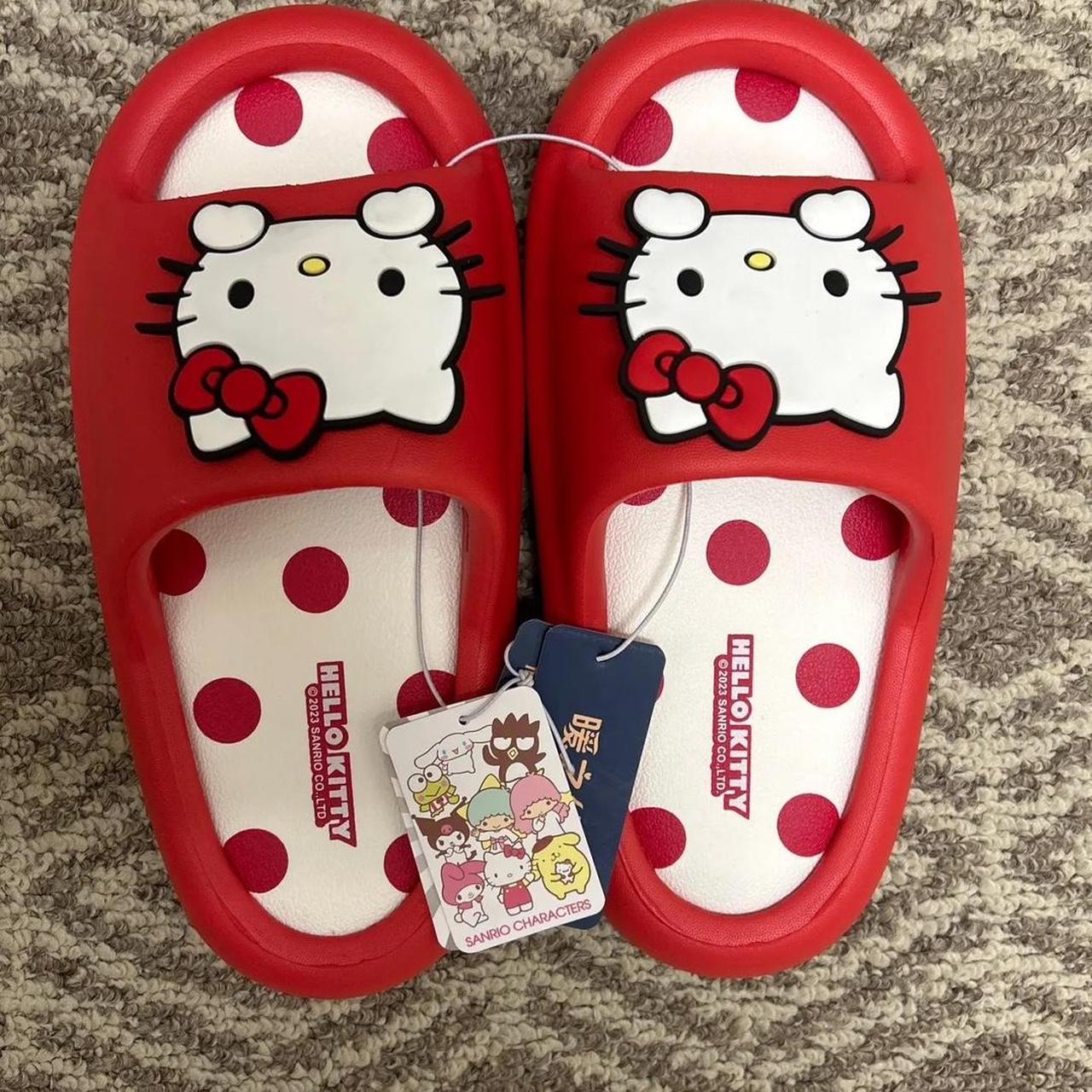 hello kitty sanrio sliders ! so cute available in... - Depop