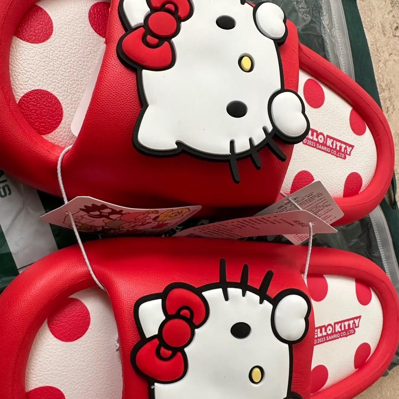 hello kitty sanrio sliders ! so cute available in... - Depop