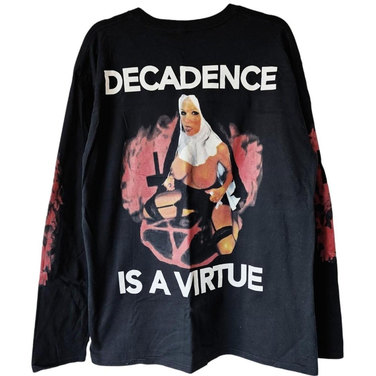 -2010s Cradle Of Filth Bootlet Long Sleeve- Size:... - Depop