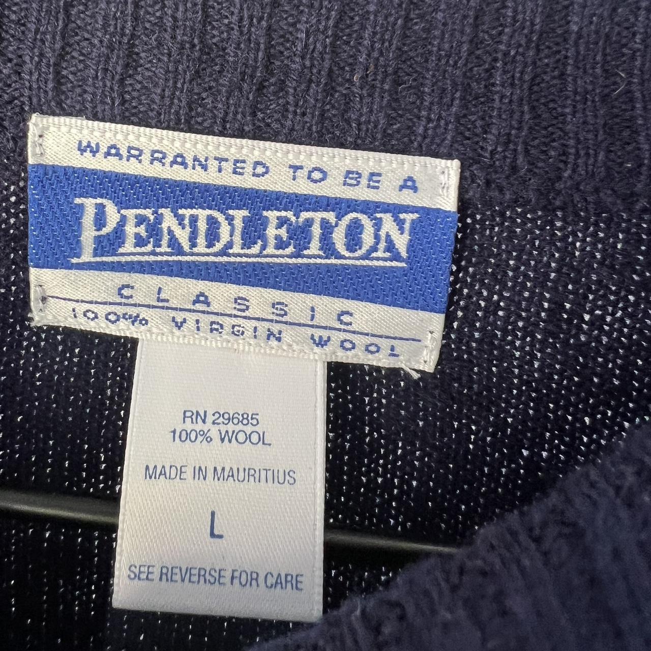 Pendleton Wool Button Up Sweater Size: Large In... - Depop