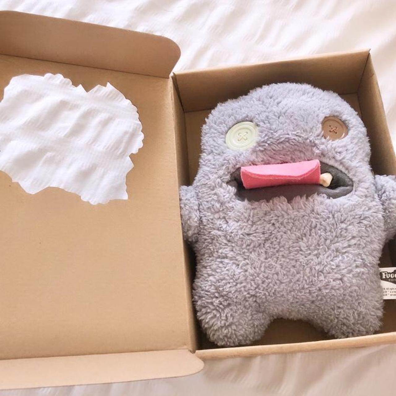 Brand new grey fuggler tooth tongue plush 🦷 -22cm... - Depop