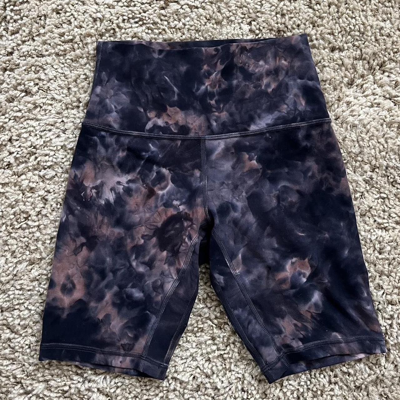 Lululemon Tie-Dye Align Biker Shorts -... - Depop