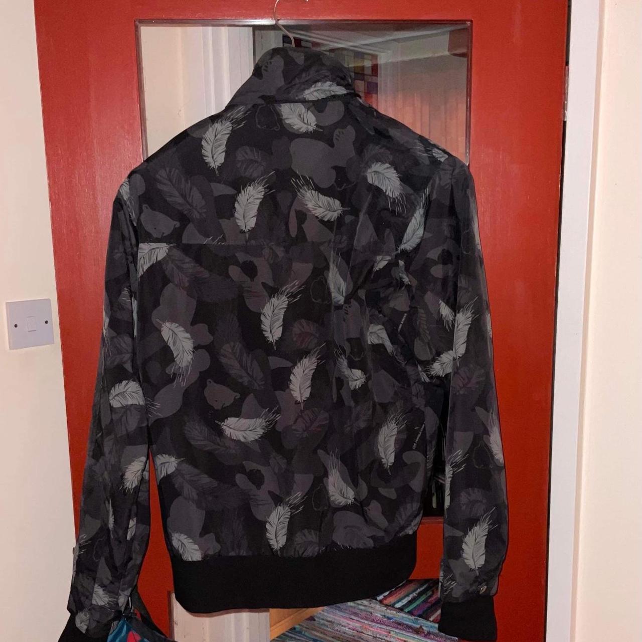 Penfield mens unlined jacket. Grey feather pattern... - Depop