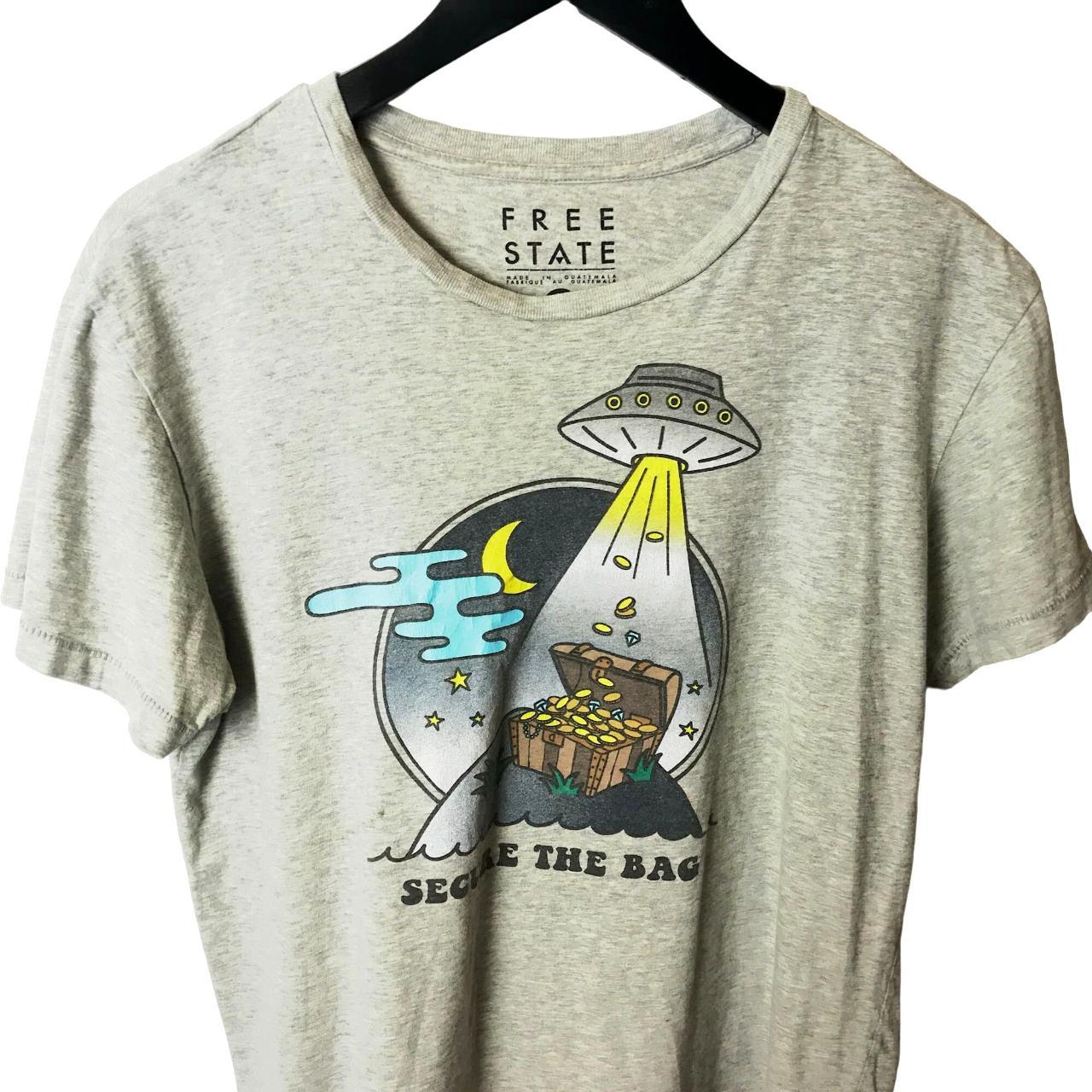 Free State T Shirt Secure the Bag Graphic Tee Short... - Depop