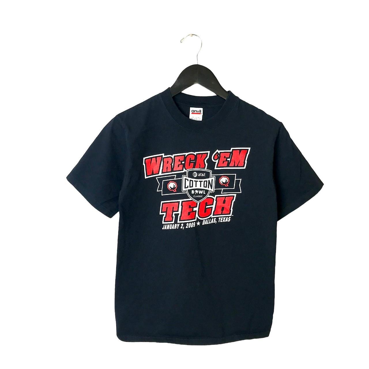 2009 Vintage Cotton Bowl Wreck 'Em Tech T Shirt... - Depop