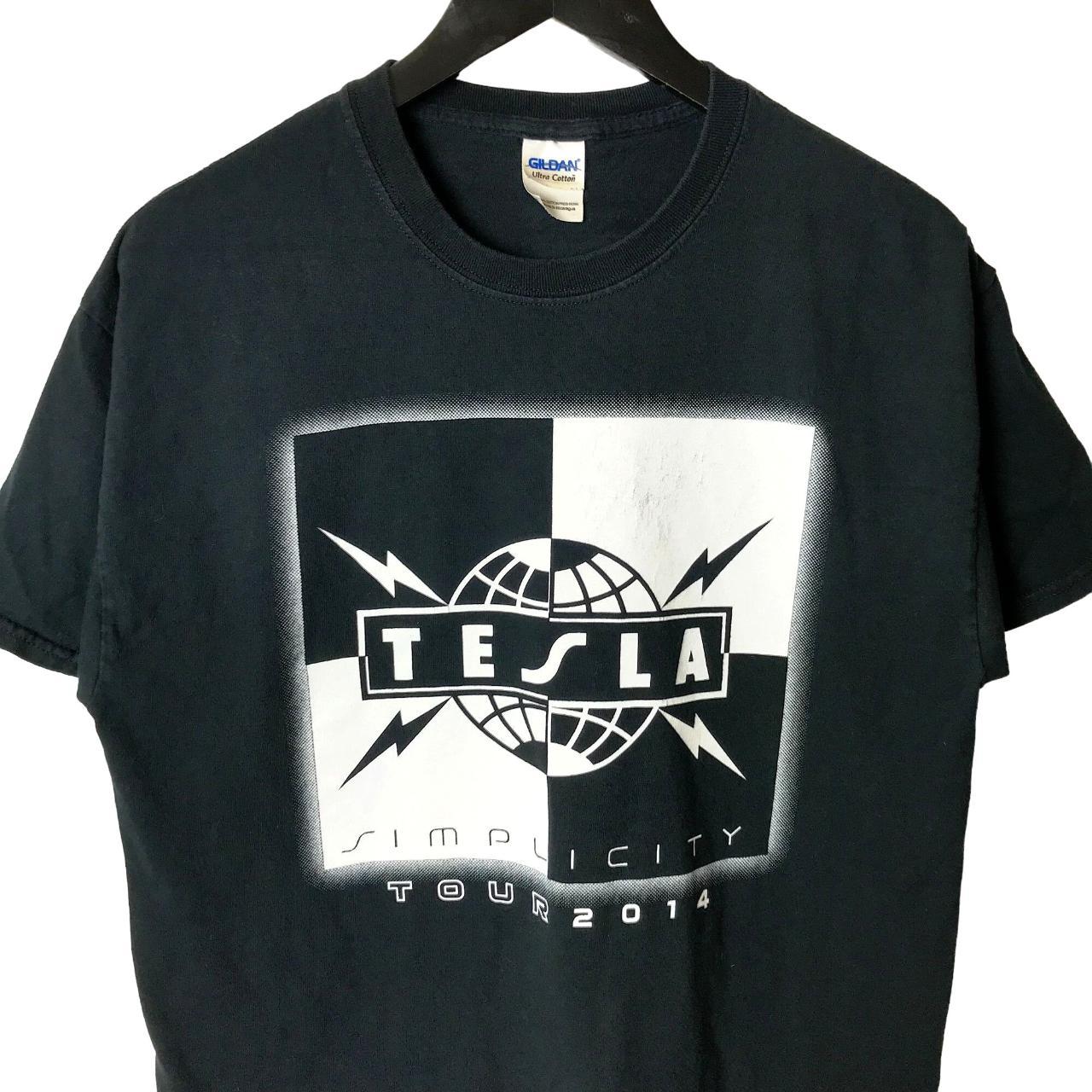 2014 Tesla Simplicity Tour T Shirt Band Graphic Tee... - Depop