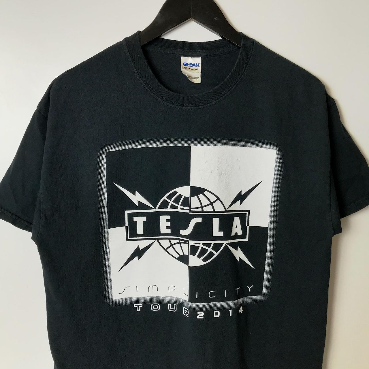 2014 Tesla Simplicity Tour T Shirt Band Graphic Tee... - Depop