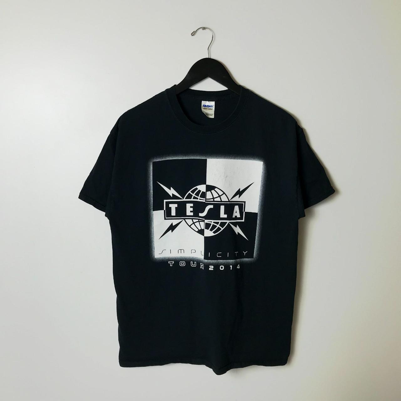 2014 Tesla Simplicity Tour T Shirt Band Graphic Tee... - Depop