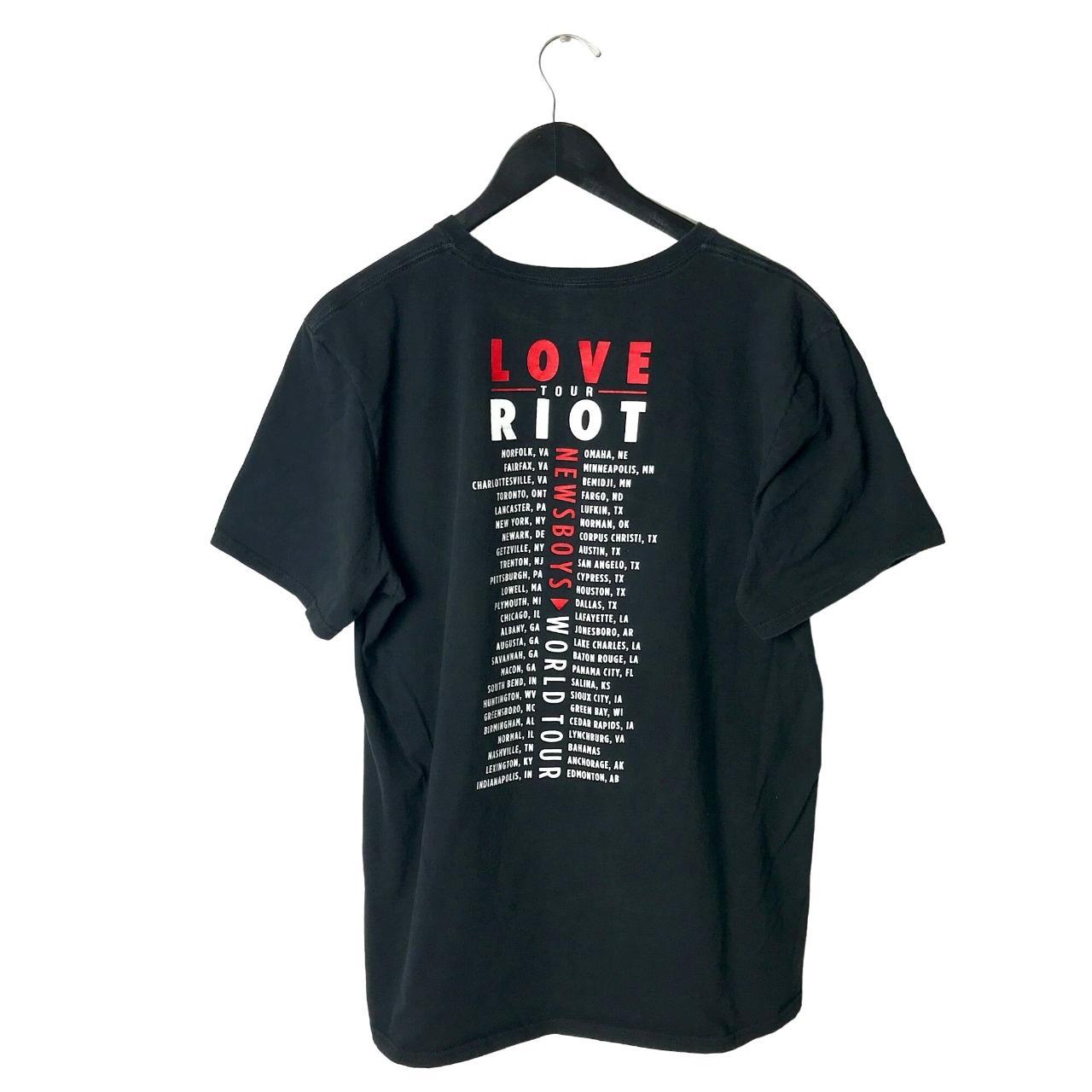2016 Newsboys Love Riot Tour T Shirt Christian Rock... - Depop