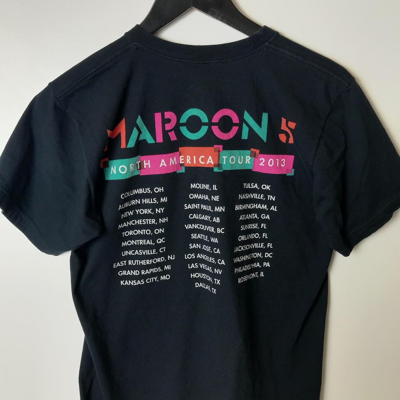 2012 American Apparel Maroon 5 North America Tour T... - Depop