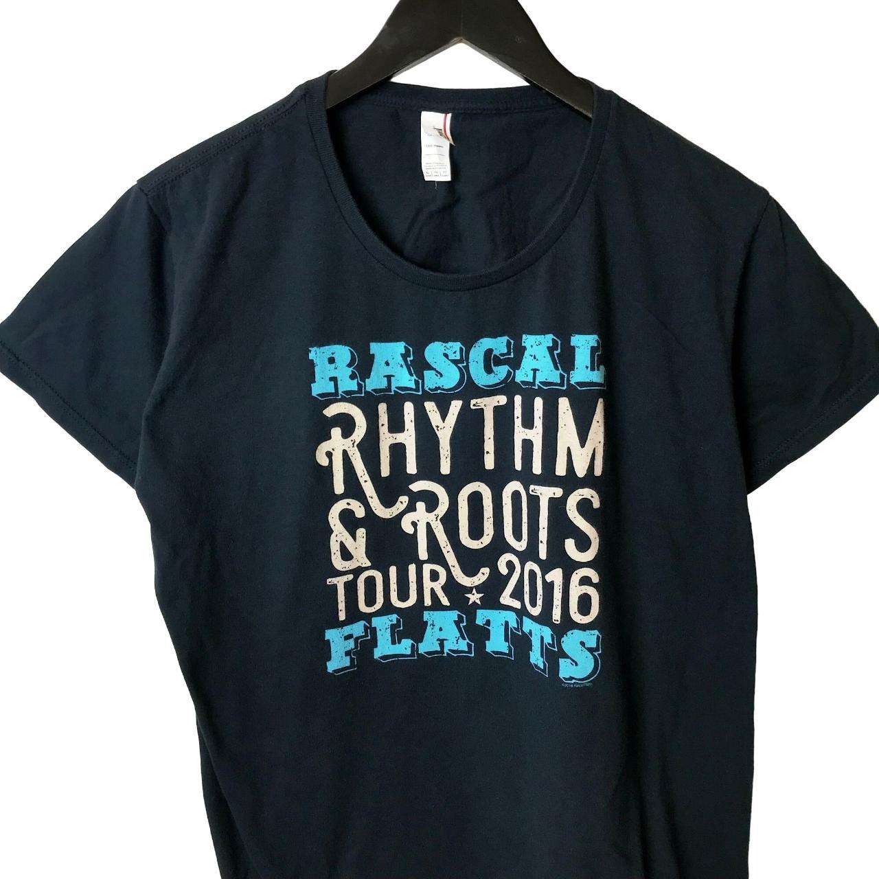 2016 Rascal Flatts Rhythm & Roots Tour T Shirt... - Depop