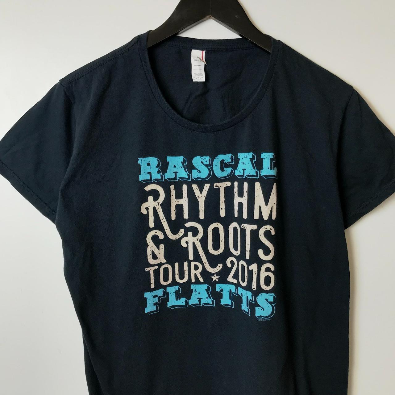 2016 Rascal Flatts Rhythm & Roots Tour T Shirt... - Depop