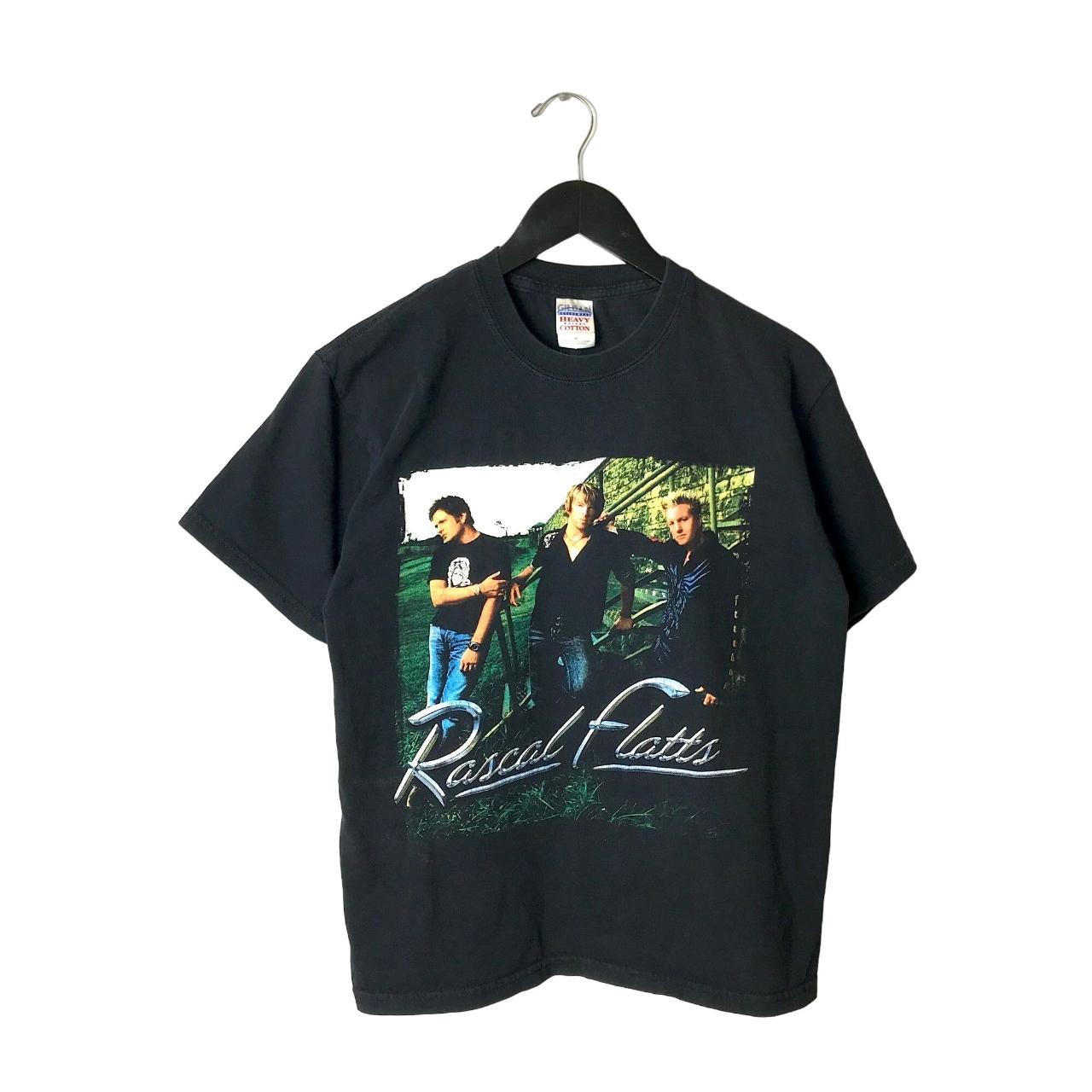 00s Vintage Rascal Flatts T Shirt Here's To You Tour... - Depop