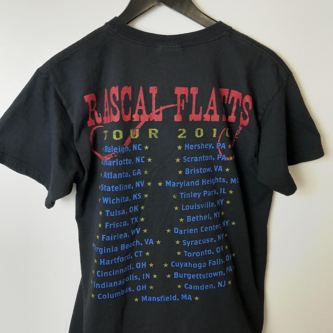 2010 Rascal Flatts Tour T Shirt Concert Musical Band... - Depop